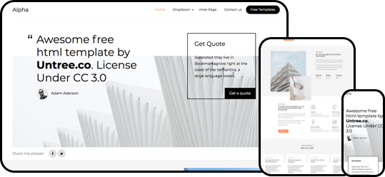 Untree - Free Download HTML5 Bootstrap Templates in 2020