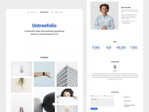 8 Free Minimal Website Templates To Build Web Presence - Untree.co